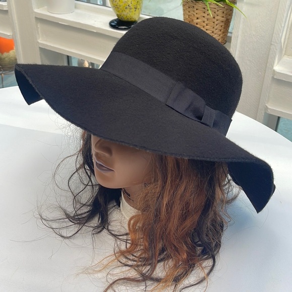 Studio | Accessories | Nwt Studio Wide Brim Black Hat | Poshmark
